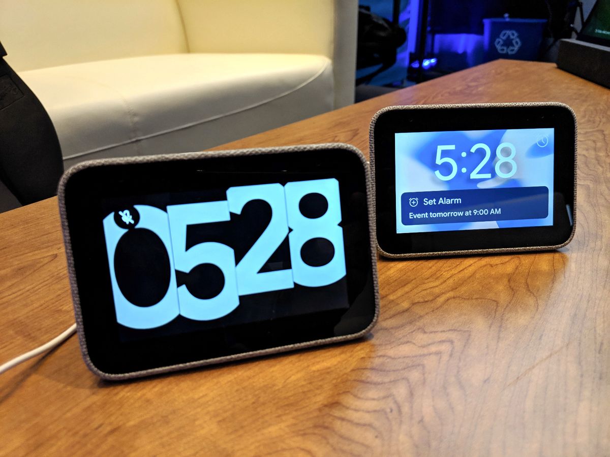 Lenovo Smart Clock with Google Assistant Takes on Echo Spot | Tom's Guide
