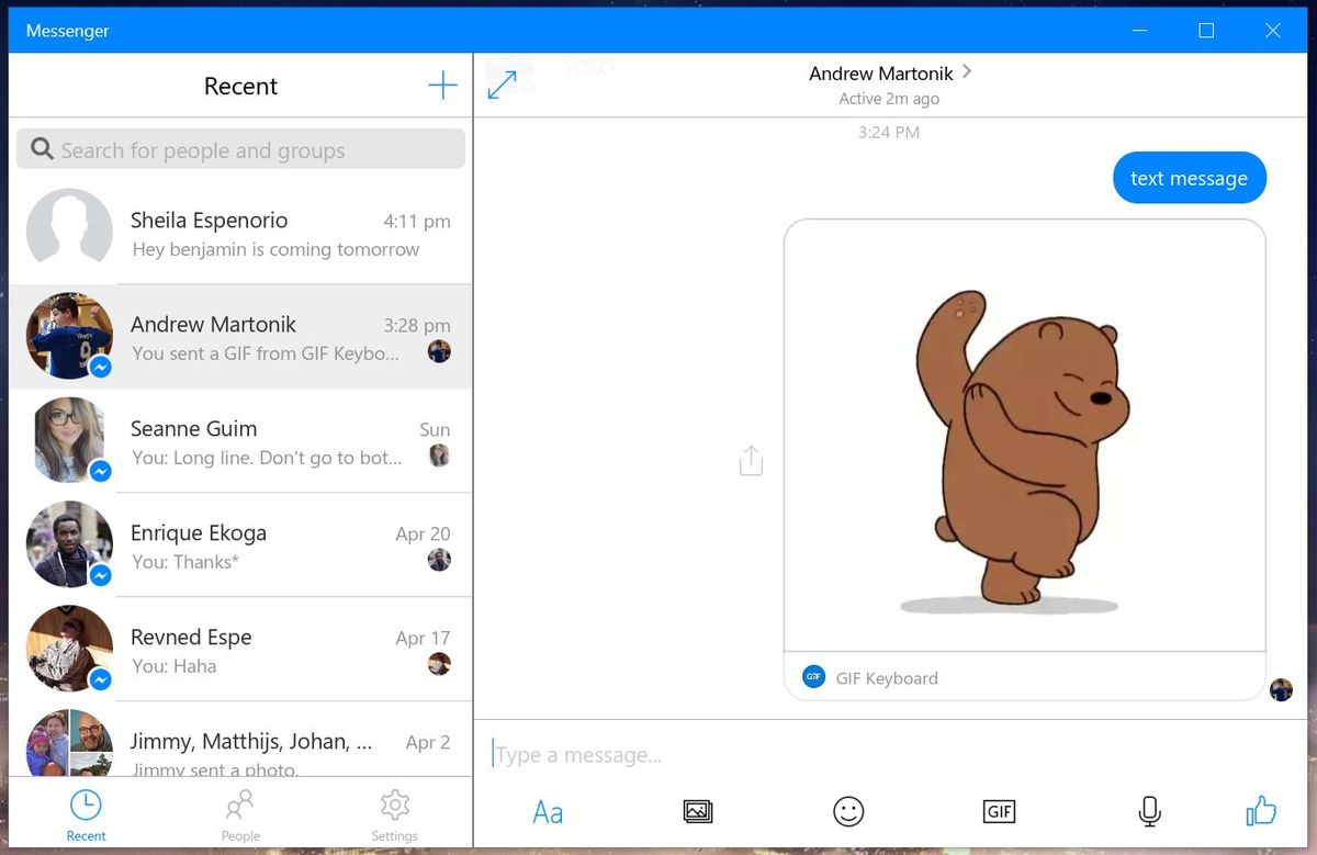 Hands-on with the new Facebook Messenger for Windows 10 | Windows Central