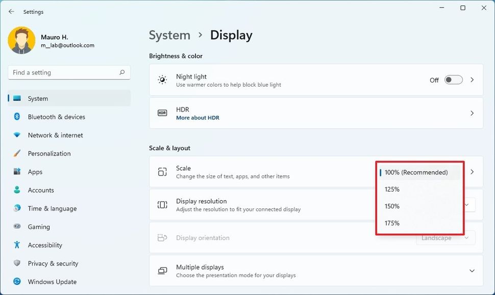 How to adjust display scale settings in Windows 11 | Windows Central