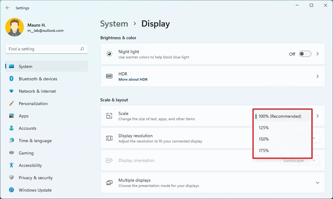 How to adjust display scale settings in Windows 11 | Windows Central