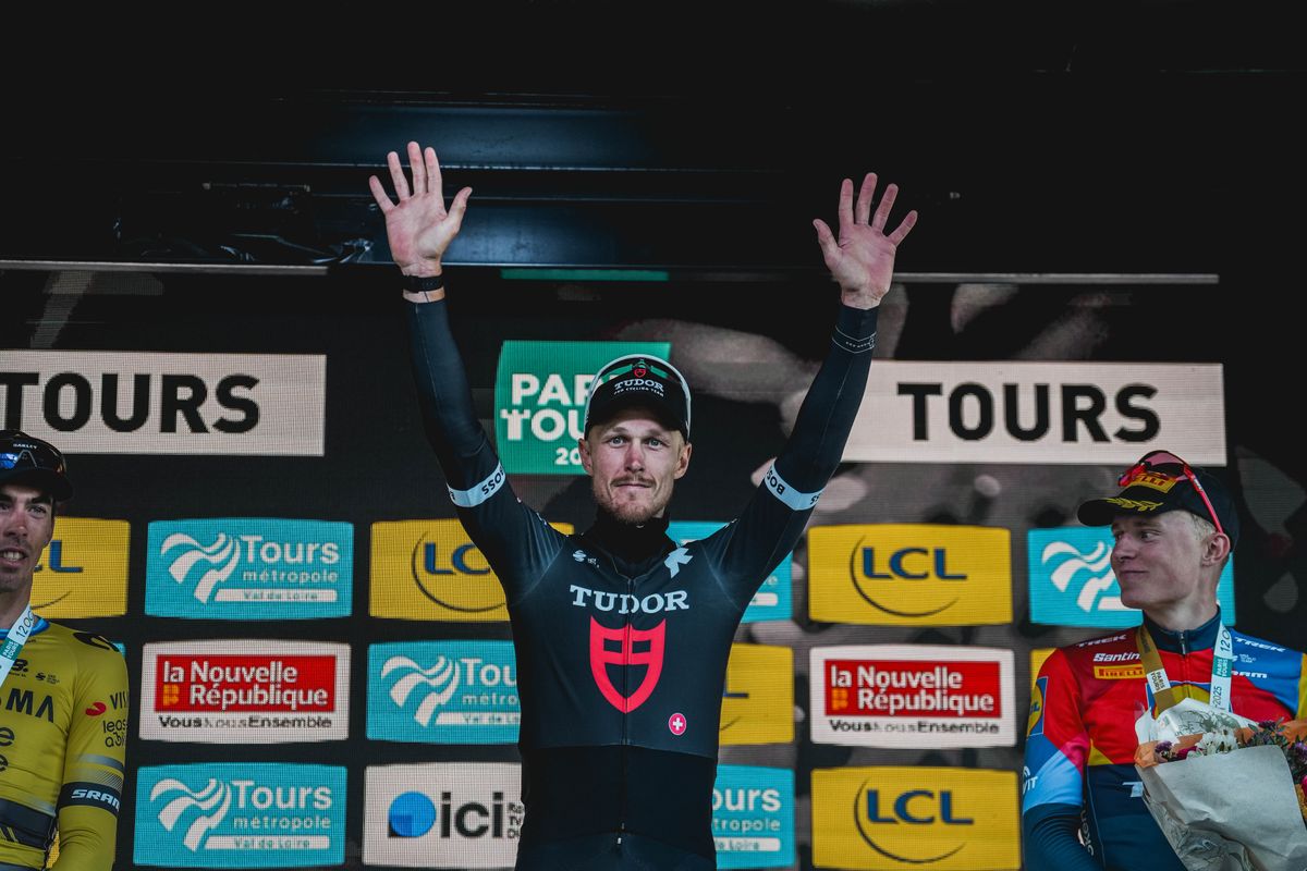 Paris-Tours: Matteo Trentin fastest in breakaway sprint to claim hat ...