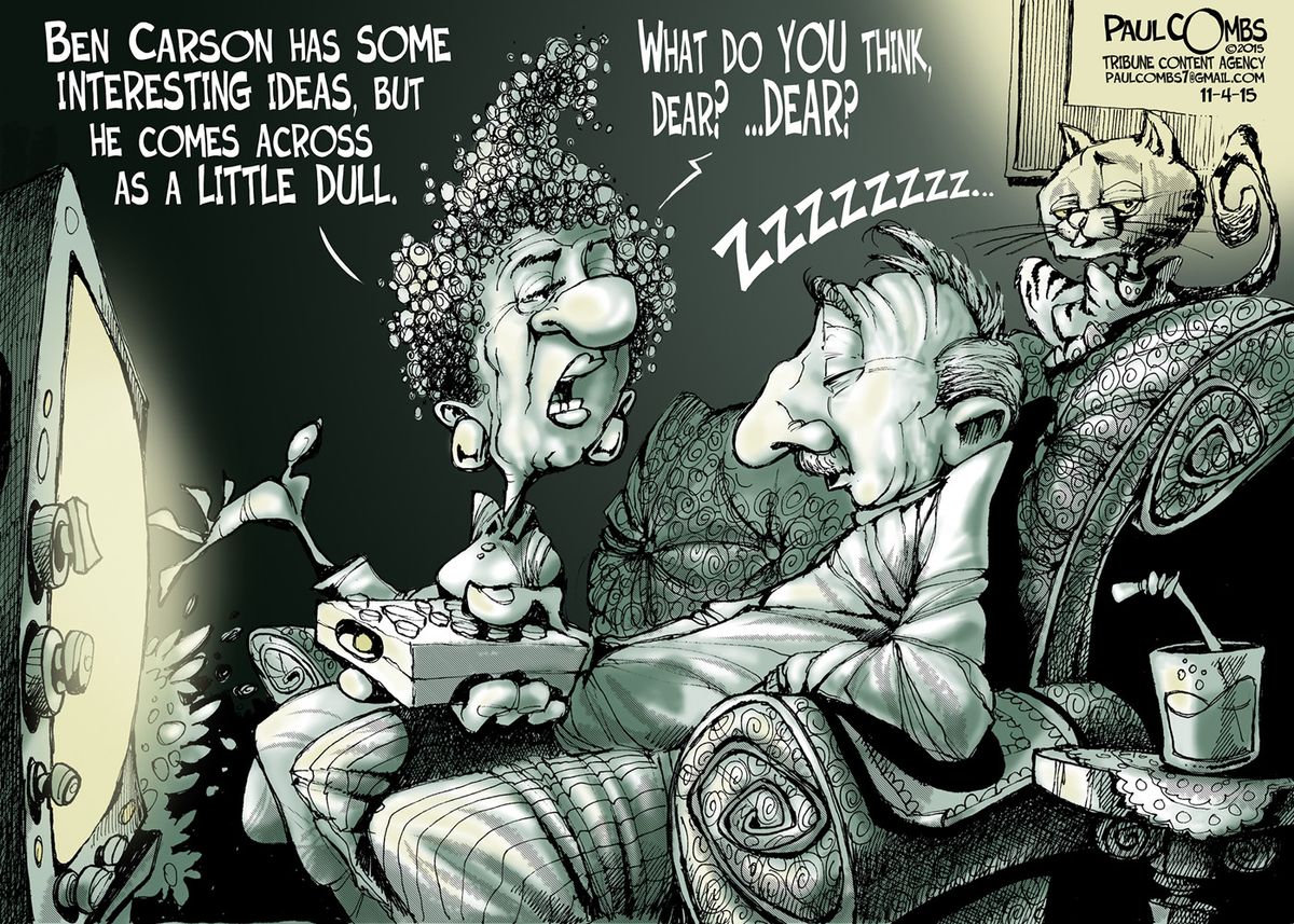 Political cartoon U.S. Ben Carson Ideas Voters | The Week