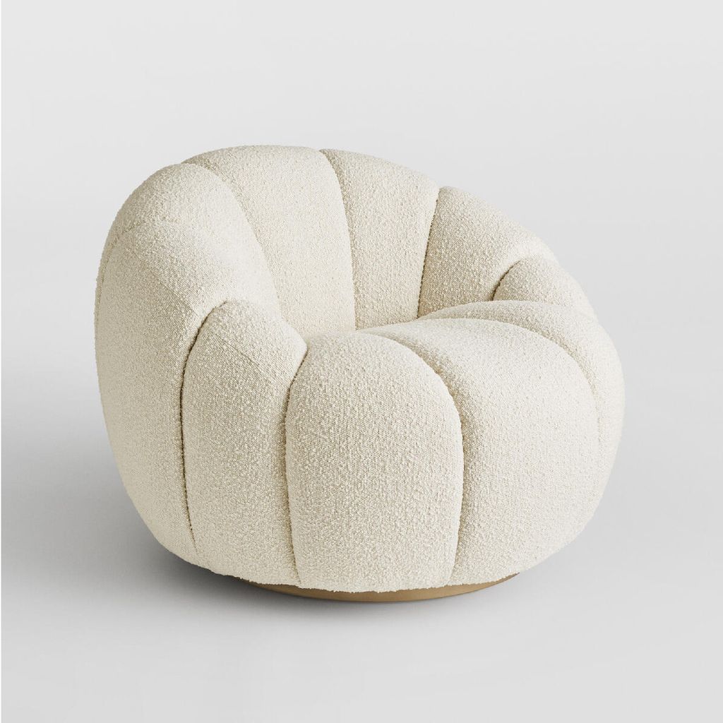Homebase's boucle armchair is a designer dupe for Soho Home | Ideal Home