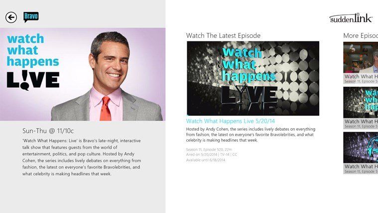 Catch all your favorite Bravo shows with their new app for Windows ...