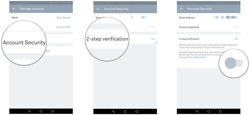 How to set up two-factor authentication for your Nest account | Android ...