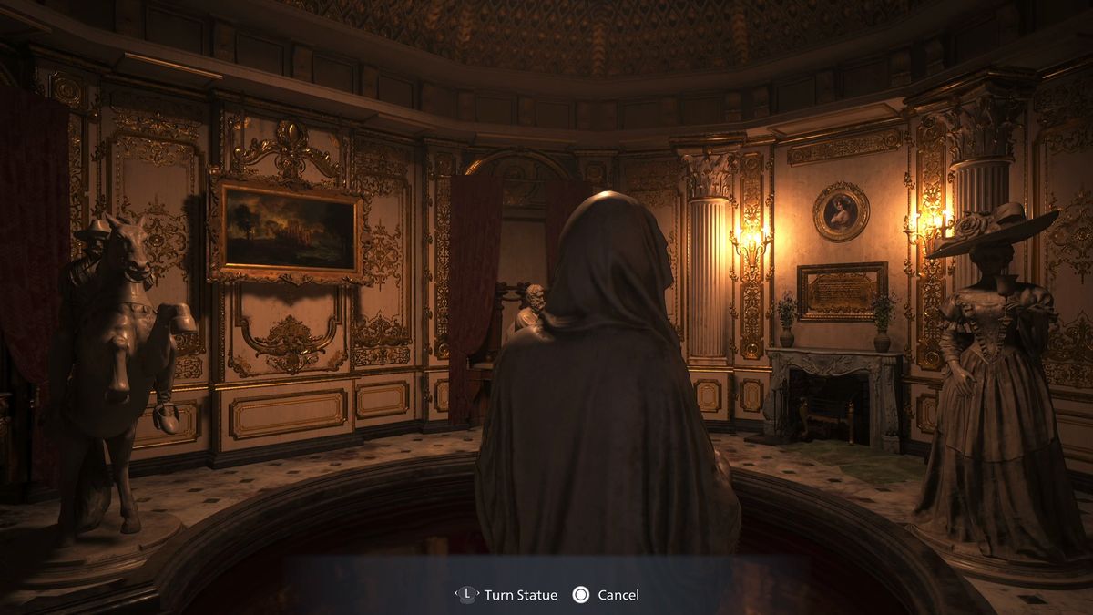 Resident Evil Village blood pool statue puzzle solution | GamesRadar+