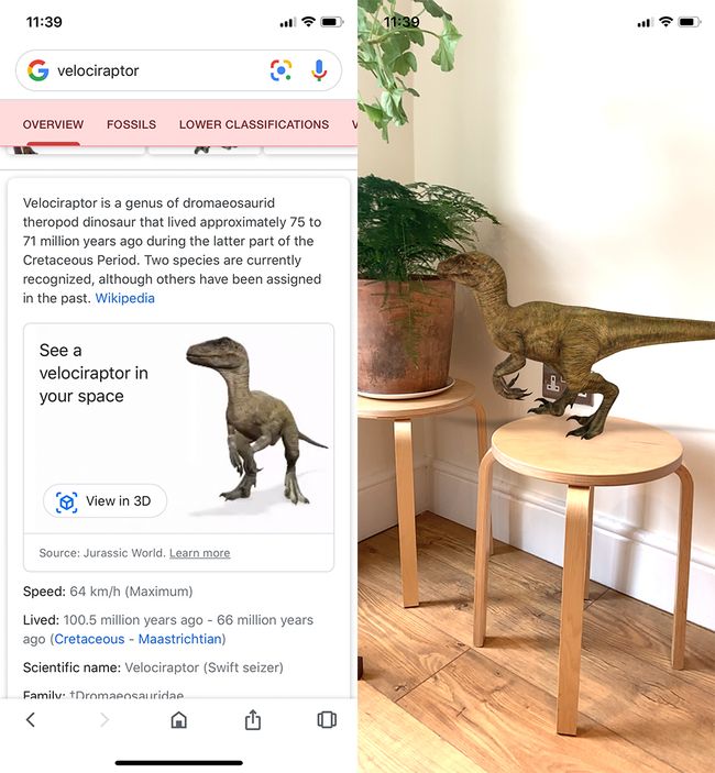 Google's AR dinosaurs are ridiculously cool | Creative Bloq