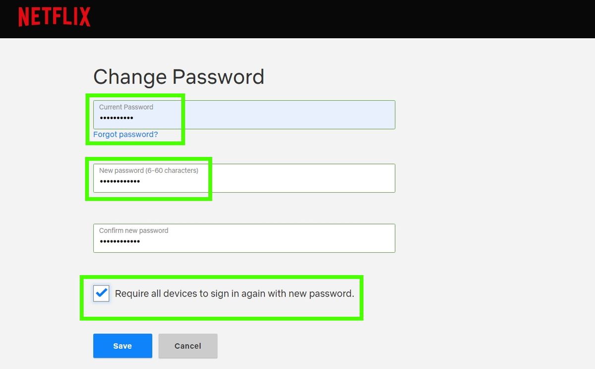 How to change your Netflix password | Tom's Guide