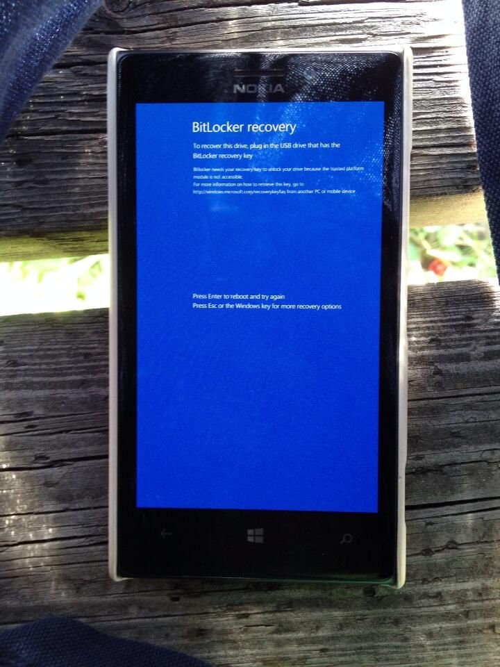 BitLocker and Lumia Cyan causing issues for Windows Phones running ...