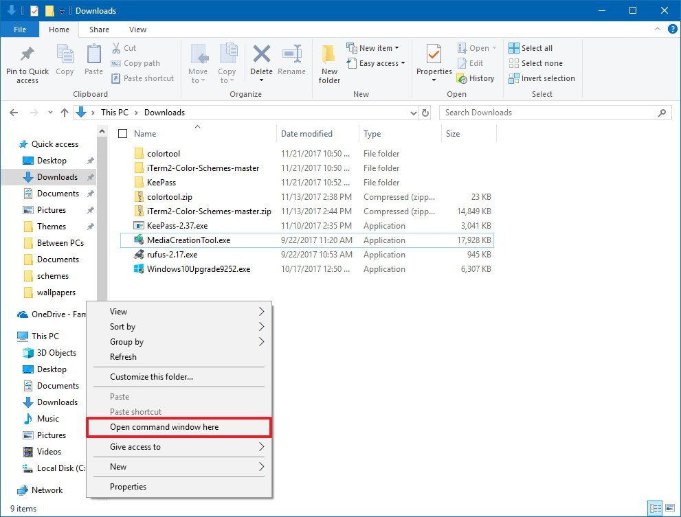 How to return the 'Open command window here' option to Windows 10's context menu | Windows Central