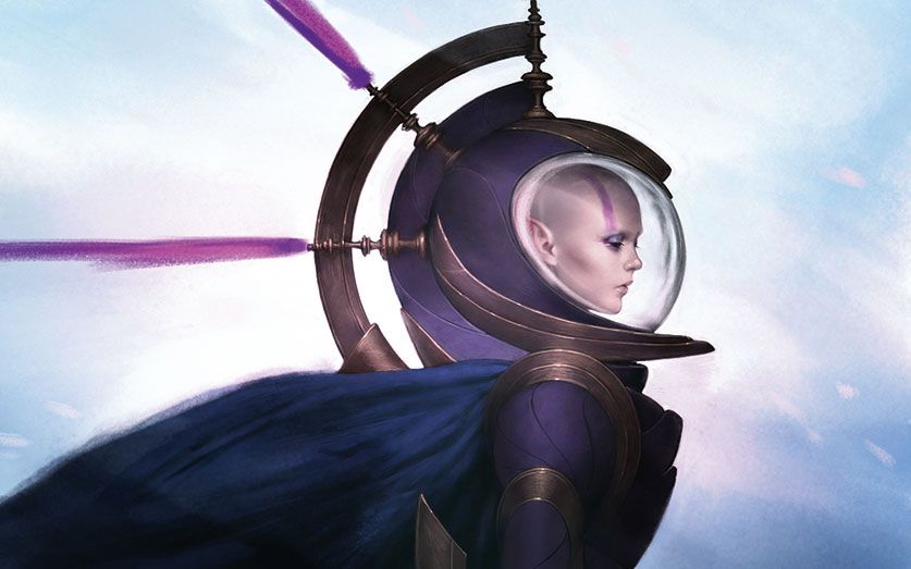 How to paint curved glass on a space helmet | Creative Bloq