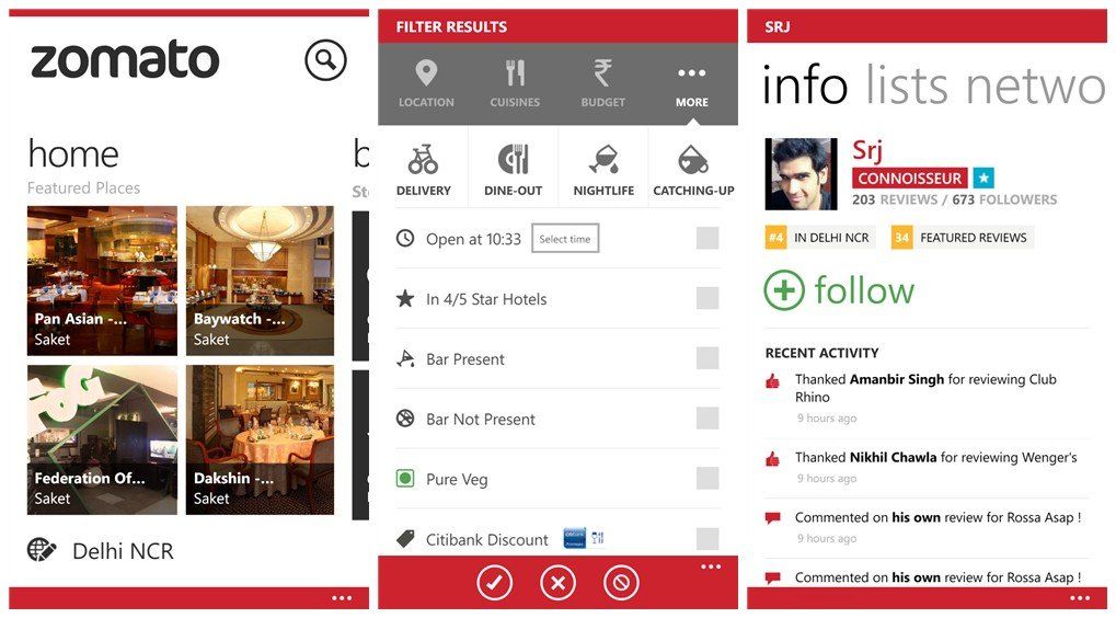 Restaurant finder app, Zomato, gets a major UI refresh and new features ...