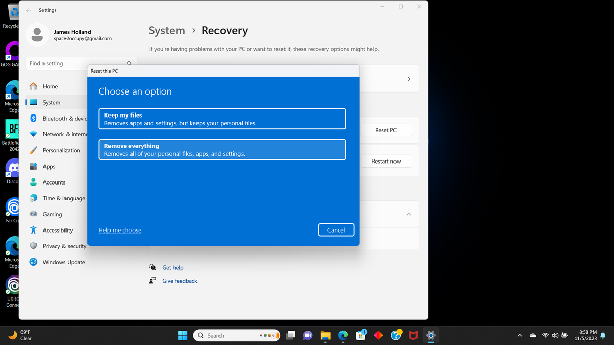 How to factory reset a computer | TechRadar