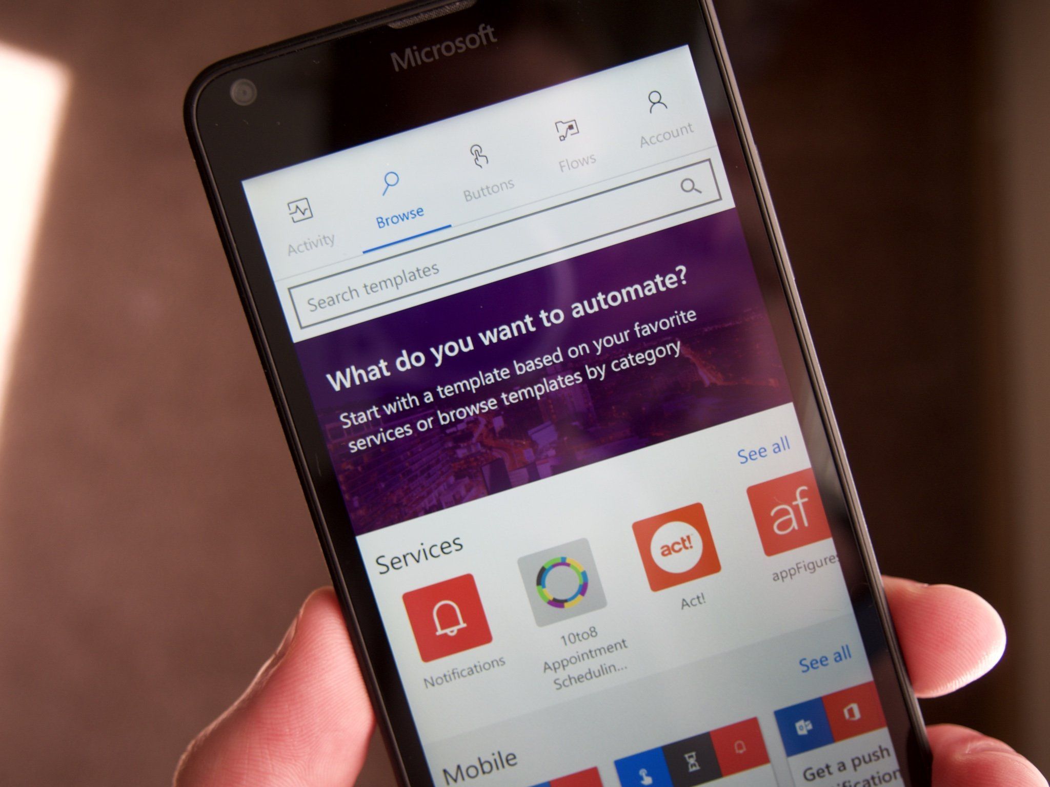 Microsoft Flow now available for Windows 10 Mobile | Windows Central
