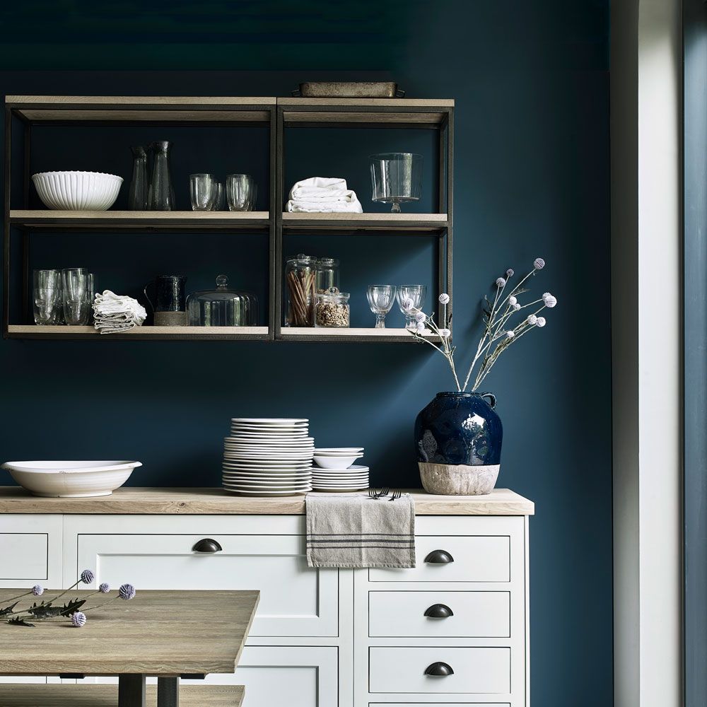 18 navy kitchen ideas to show how to use this stylish shade | Ideal Home