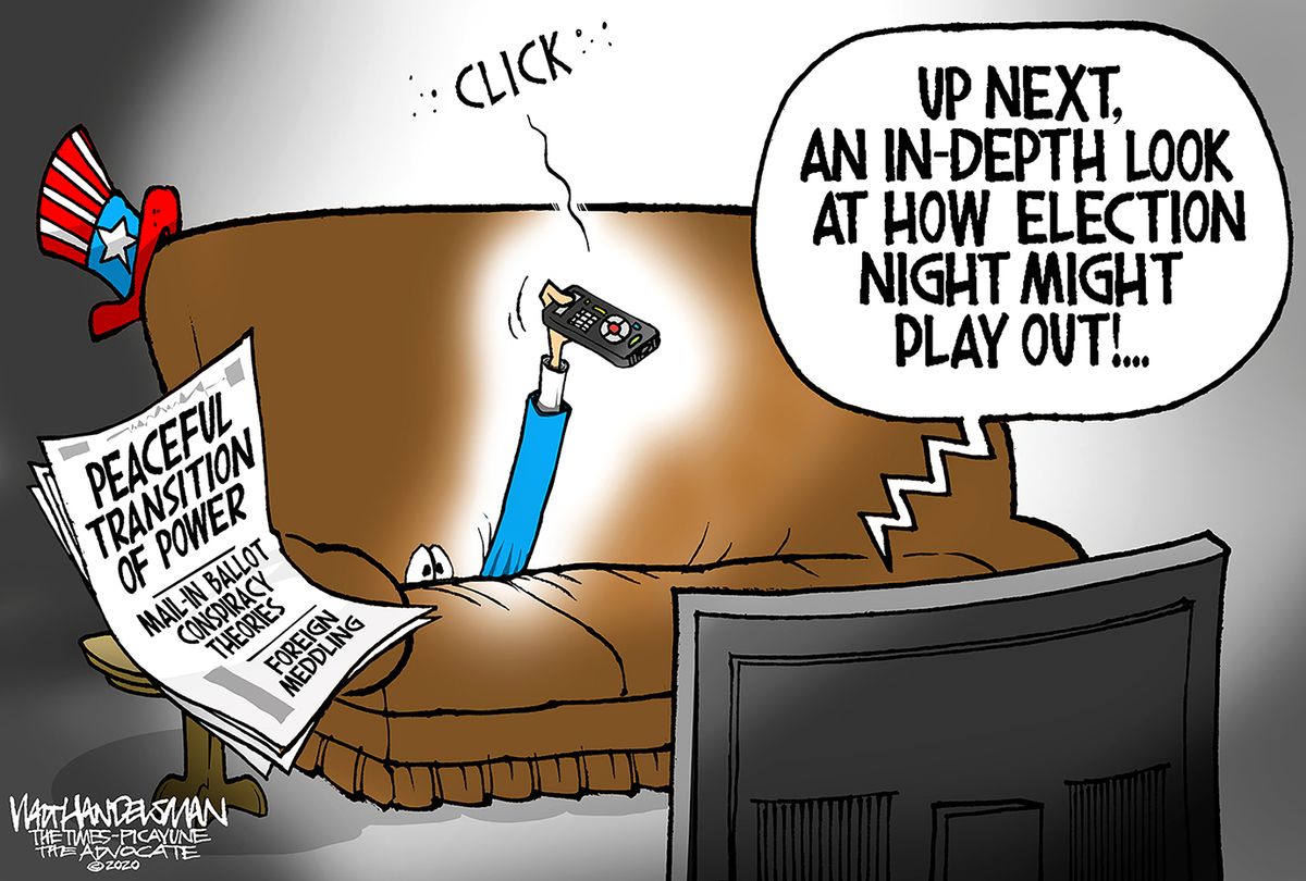 Political Cartoon U.S. 2020 election transfer of power | The Week