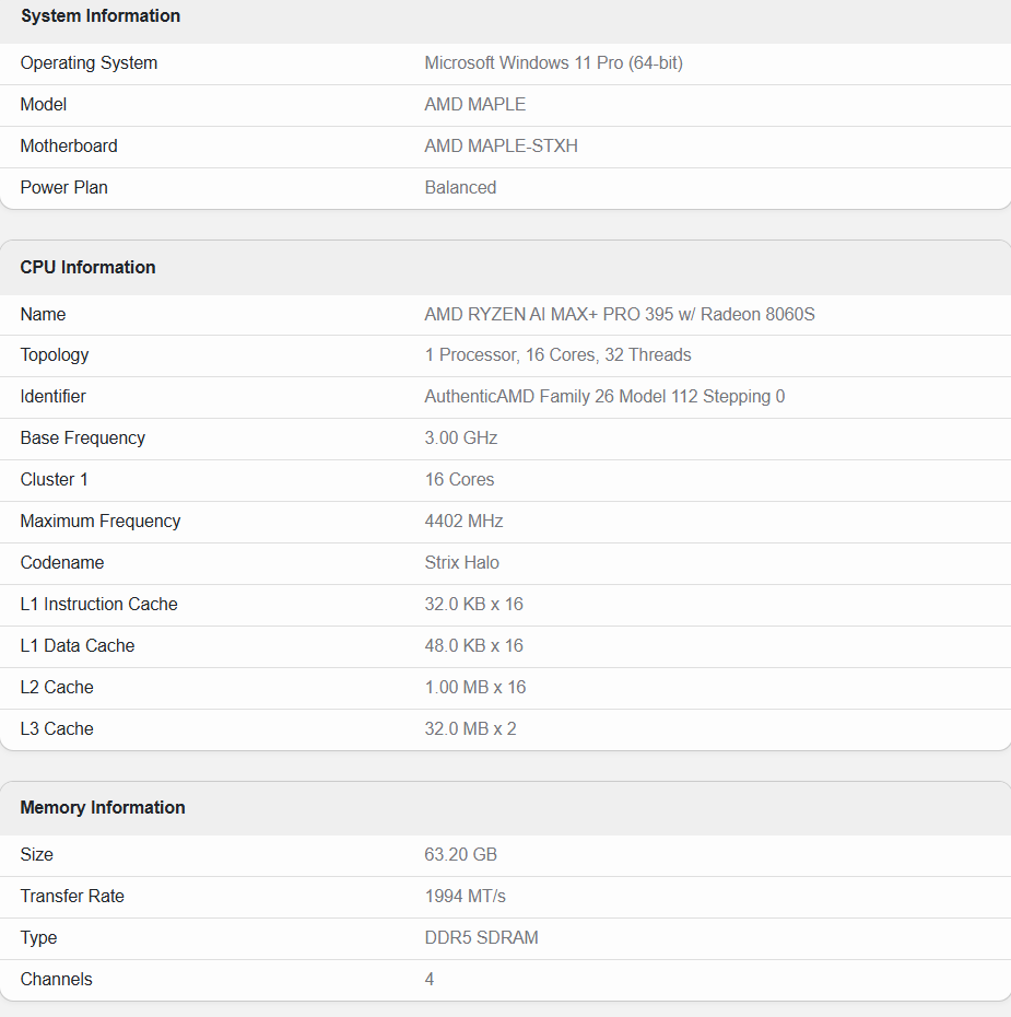 Mysterious AMD Ryzen AI MAX+ Pro 395 Strix Halo APU emerges on ...