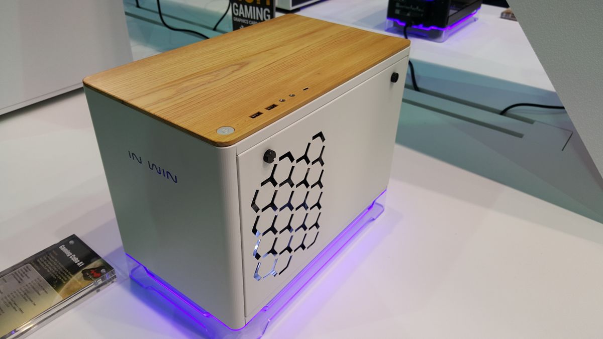 In Win's wood and glass cases are real stunners at Computex 2017 | PC Gamer