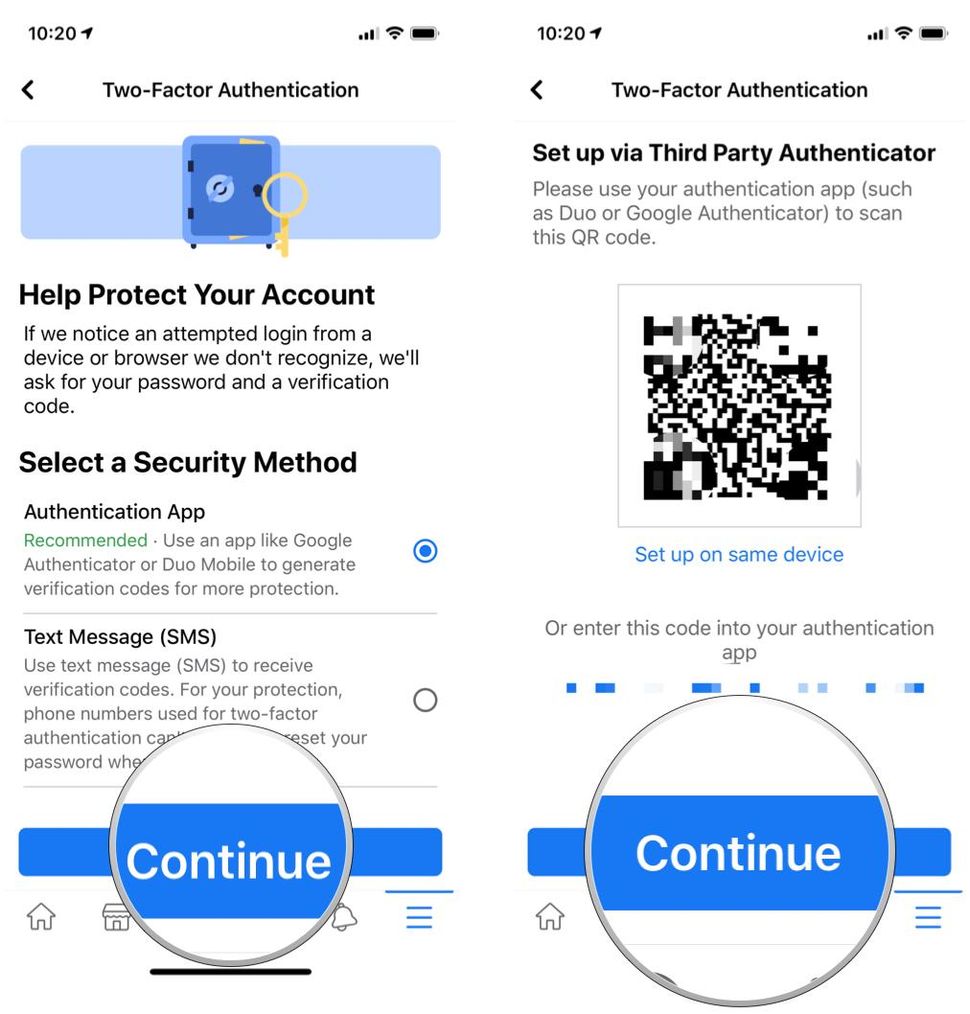 How to set up two-factor authentication for Facebook | iMore