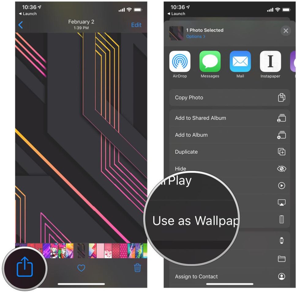 How to use the Photos app for slideshows, setting wallpaper, and ...