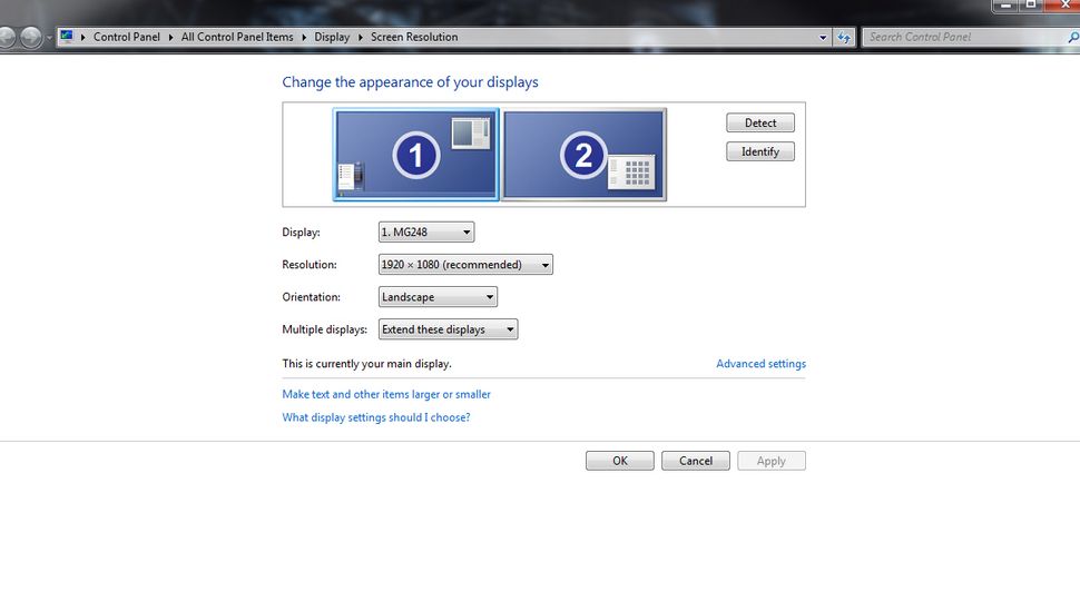 How to set up dual monitors | PC Gamer