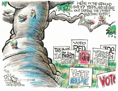 Today's political cartoons - April 23, 2024 | The Week