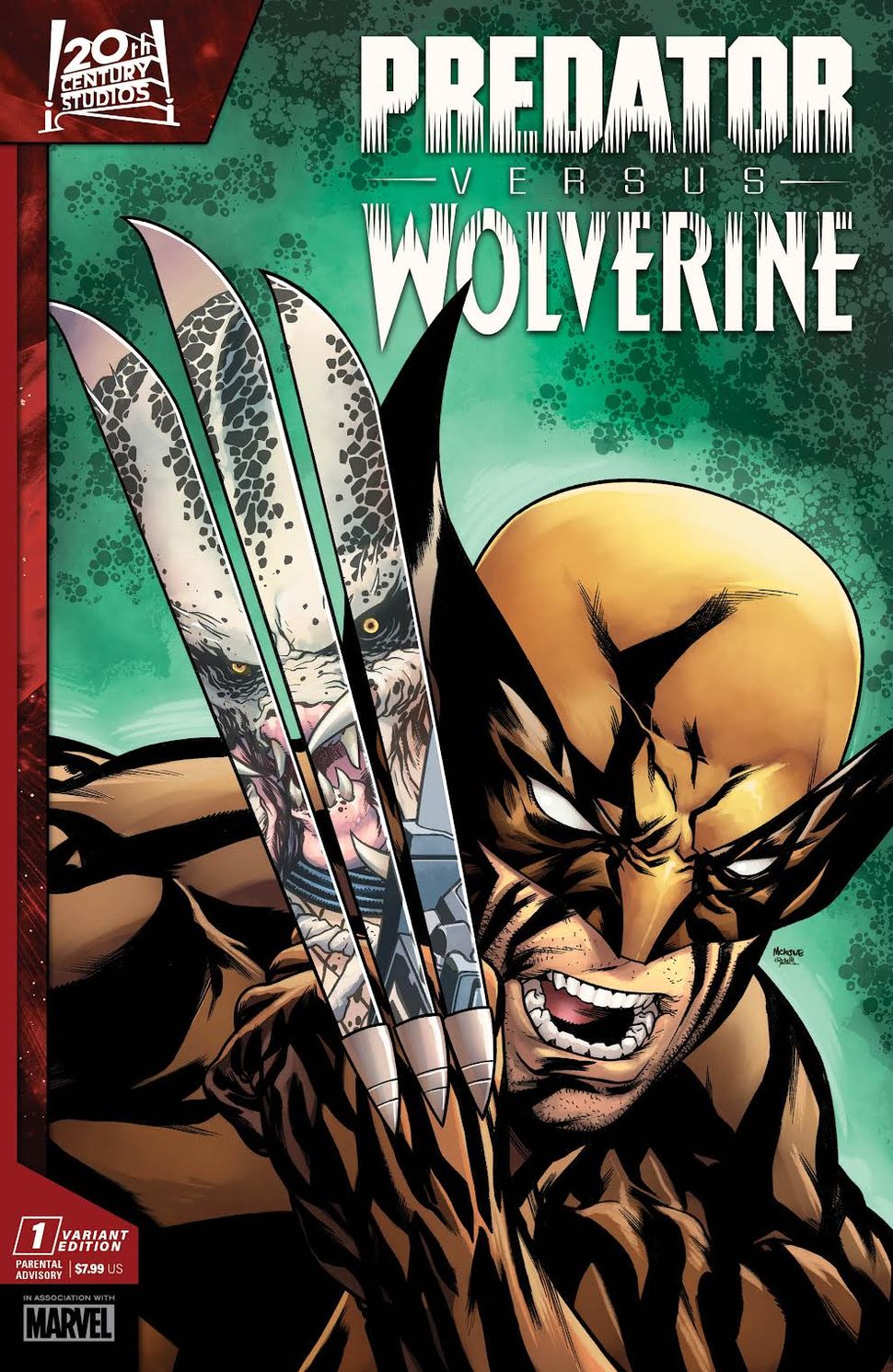 Marvel's 'Predator vs. Wolverine #1' claws its way through 8 awesome ...