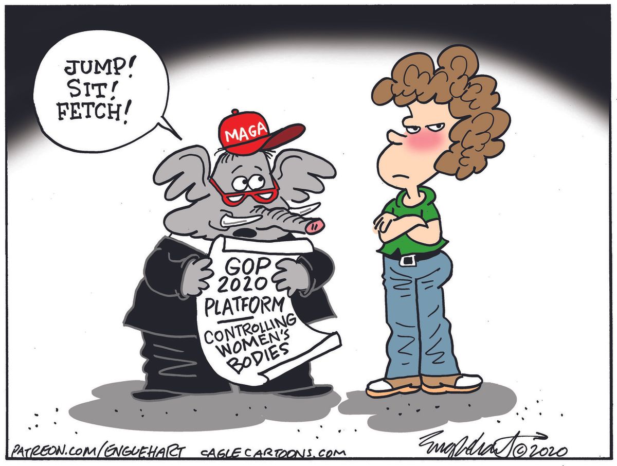 Political Cartoon U.S. Trump Make America Great Again Republicans ...