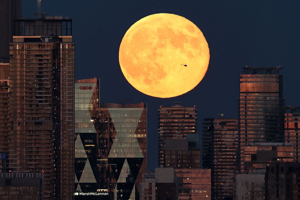 Hunter's Moon supermoon 2024 puts on a frightfully good show for ...