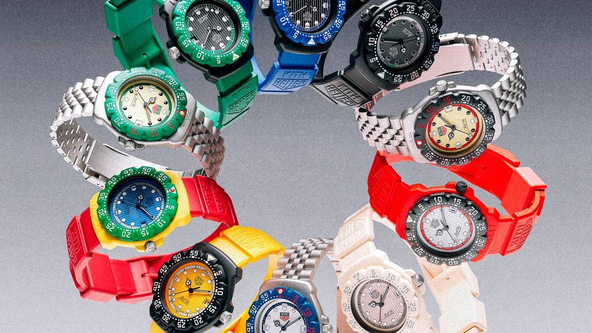 TAG Heuer revives its first Formula 1 watch in colourful 80s style | T3
