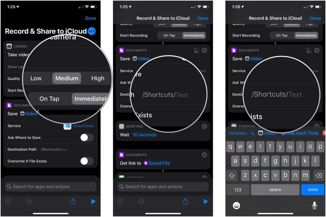 How to use Shortcuts on iPhone to automatically record and send videos ...