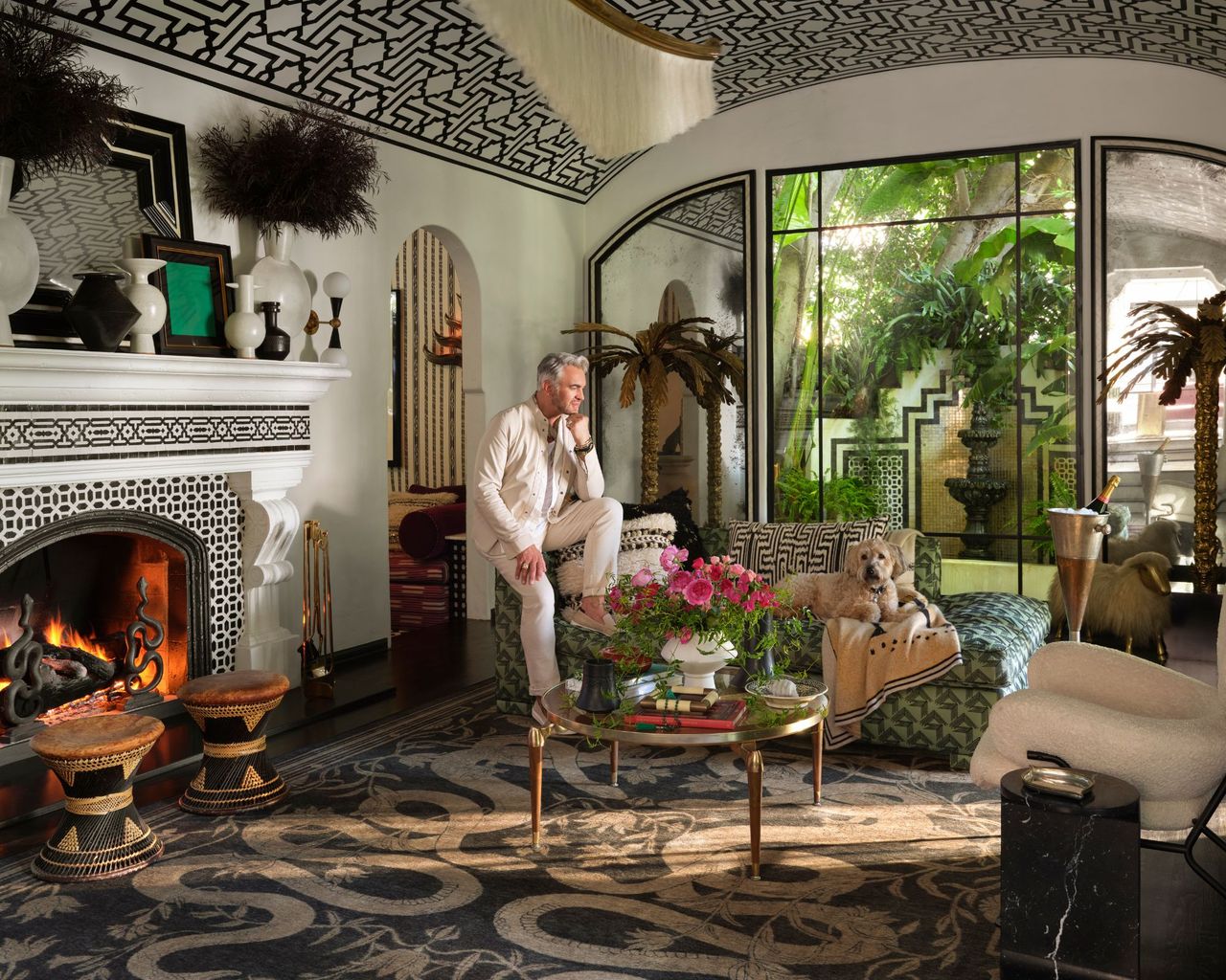 Martyn Lawrence Bullard says rugs transforms neutral spaces | Homes and ...