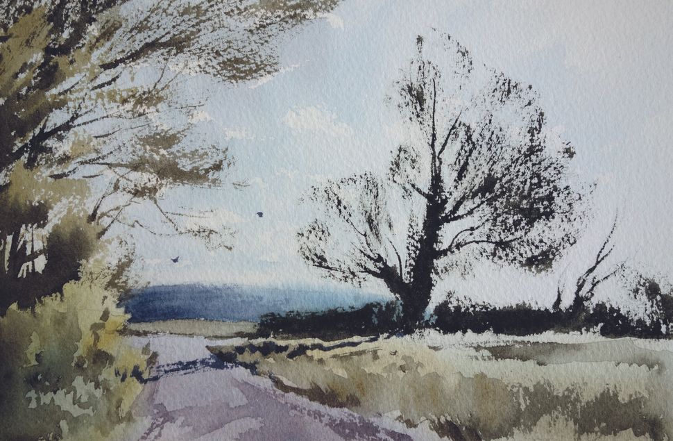 Paint spring foliage using a dry-brush watercolour technique | Creative ...