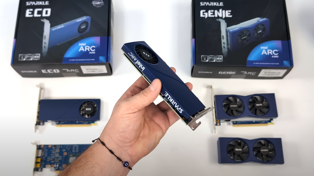 YouTuber assembles single-slot low-profile Intel Arc A380 GPU using ...