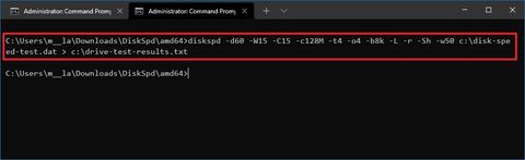 How to test hard drive performance with DiskSpd on Windows 10 | Windows ...