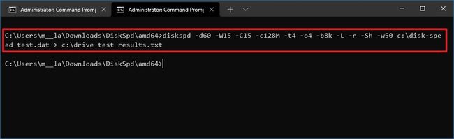 How to test hard drive performance with DiskSpd on Windows 10 | Windows ...