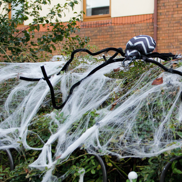 Experts say not to use artificial spider webs this Halloween | Ideal Home