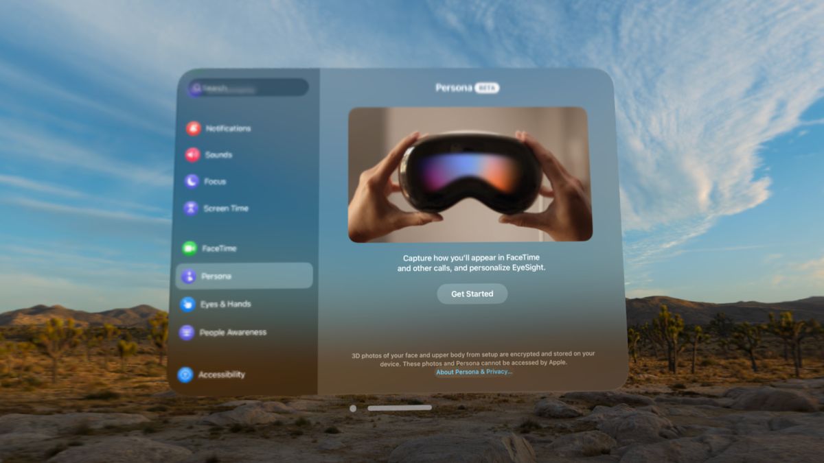 How to create a Persona on Apple Vision Pro | iMore