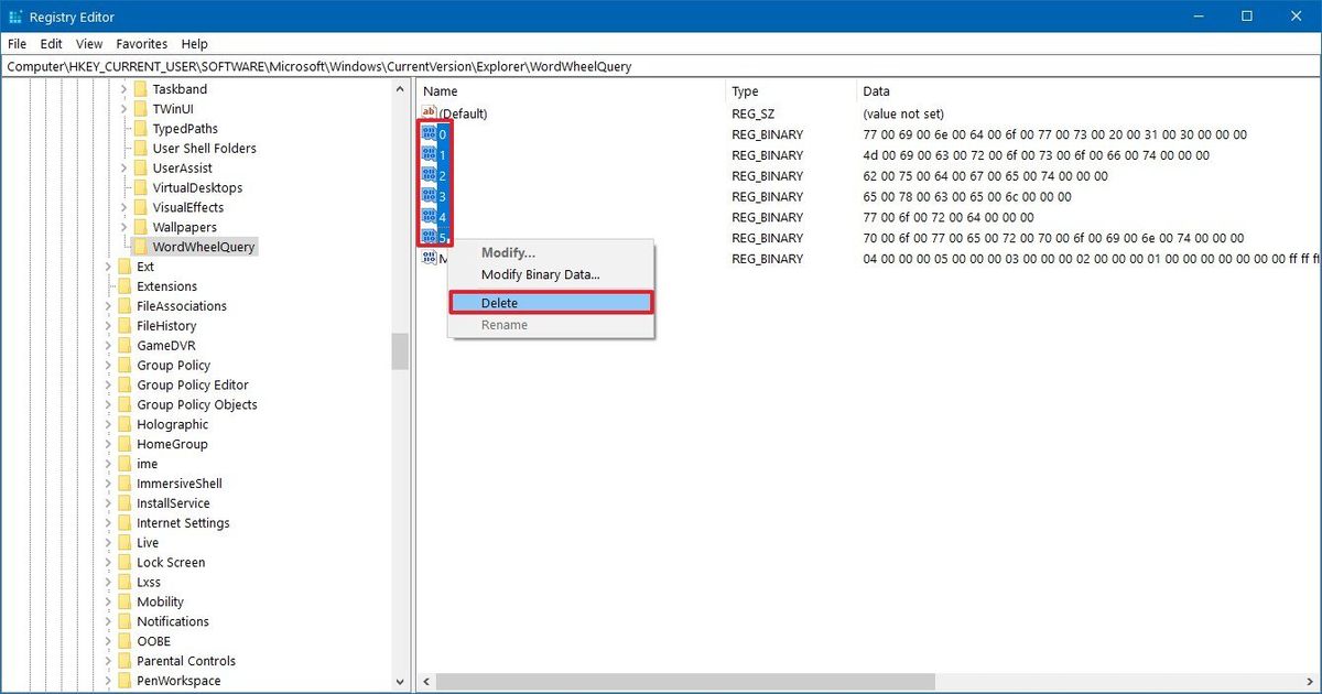 How to clear search history in File Explorer on Windows 10 | Windows ...
