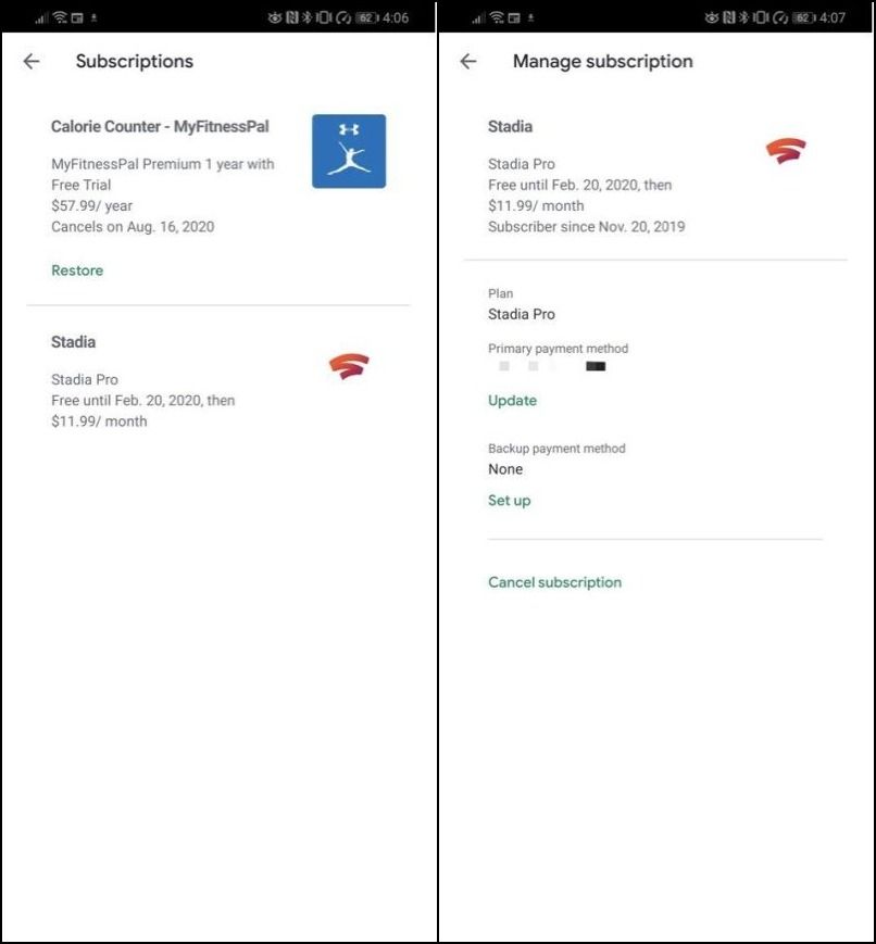 How to manage (or cancel) your Google Stadia Pro subscription | Android ...