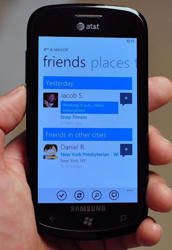 '4th & Mayor' Foursquare app coming to Windows Phone 7 soon | Windows ...