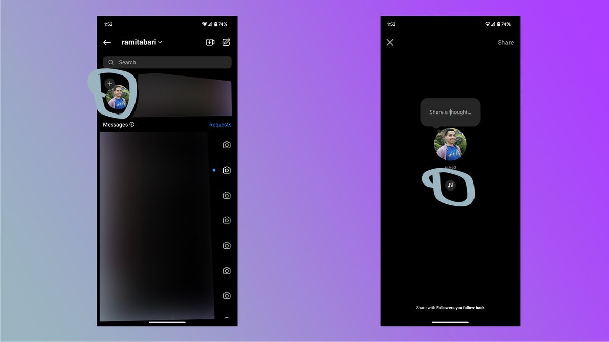 How to add music to Instagram Notes | Laptop Mag
