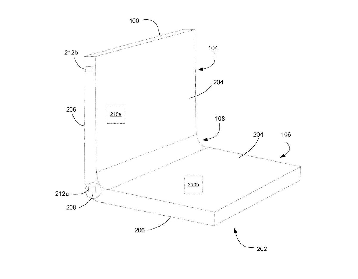 A new patent shows Microsoft's experiments with folding tablets ...