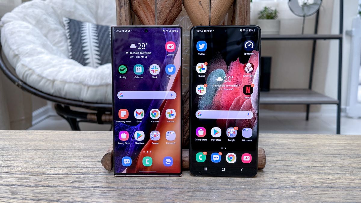 Samsung Galaxy S21 Ultra vs. Galaxy Note 20 Ultra: Which phone is best ...