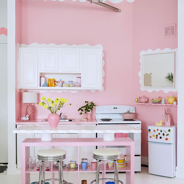 This furniture designer's pink loft apartment will make color ...