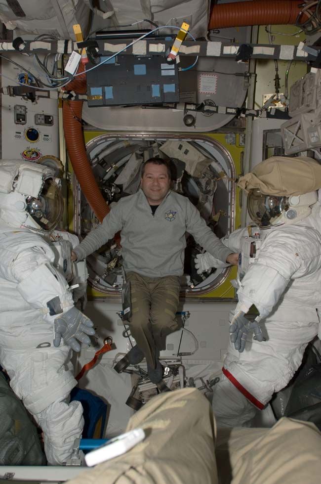 Shuttle Astronauts Gear Up For First Spacewalk | Space
