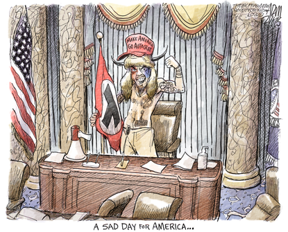 7 scathing cartoons about Trump's Capitol riot | The Week