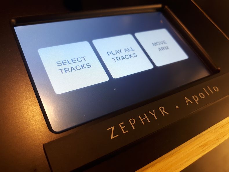 The Zephyr Apollo record player promises track-skipping using an app ...