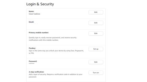 Amazon officially launches passkey support – here's how to set it up ...