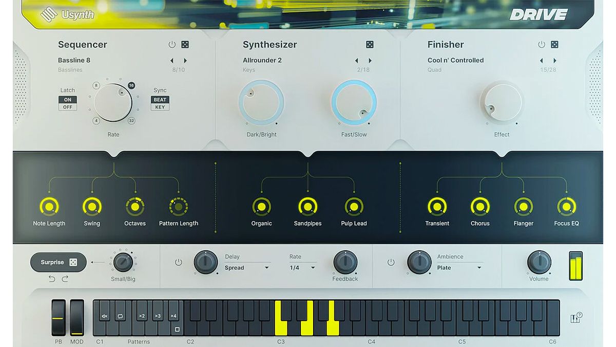 Ujam says that its free Drive synth plugin is as easy to use as an ...